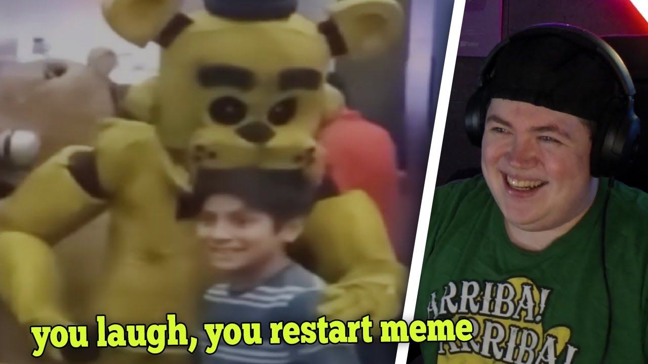 you laugh, you restart meme | REAKTION - YouTube