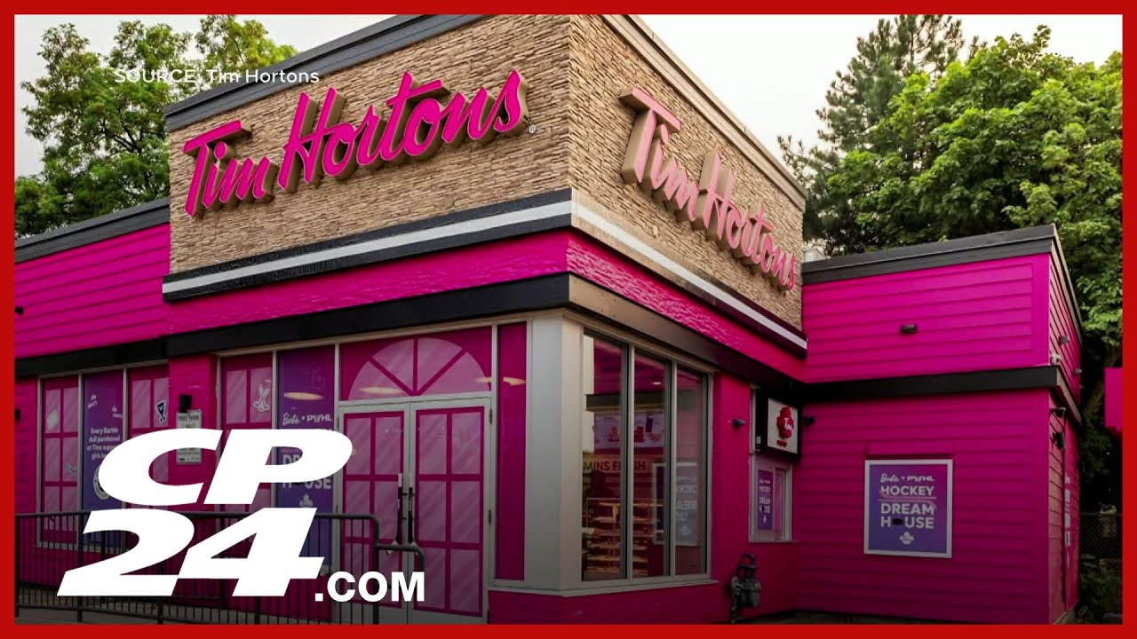 Tim Hortons location in Toronto getting a pink and purple makeover ...