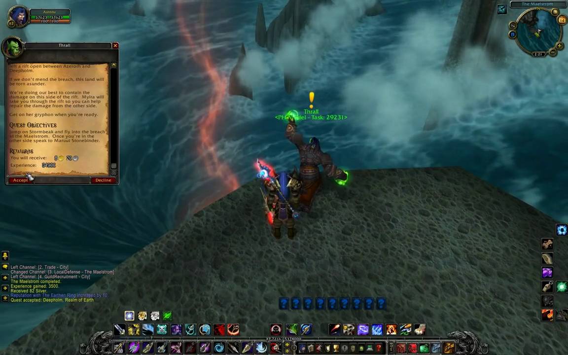 Cataclysm Beta - Into the Maelstrom - Entrance to Deepholm - YouTube