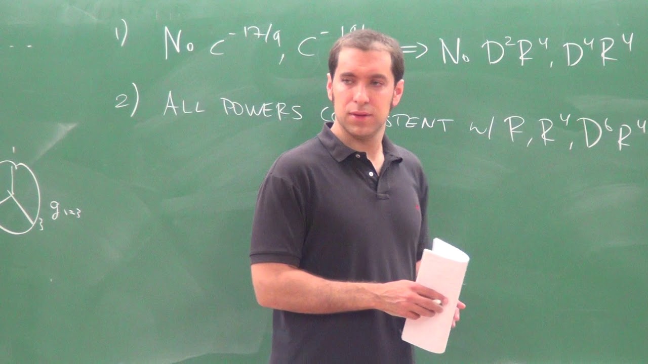 Eric Perlmutter, M-Theory Reconstruction From (2,0) CFT Part II - YouTube