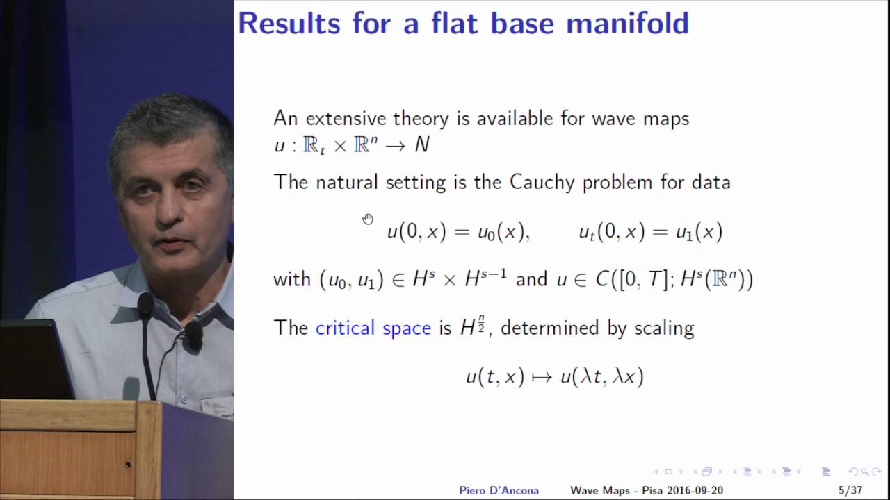 Piero D'Ancona - Tribute to Ennio De Giorgi - 20 September 2016 - YouTube