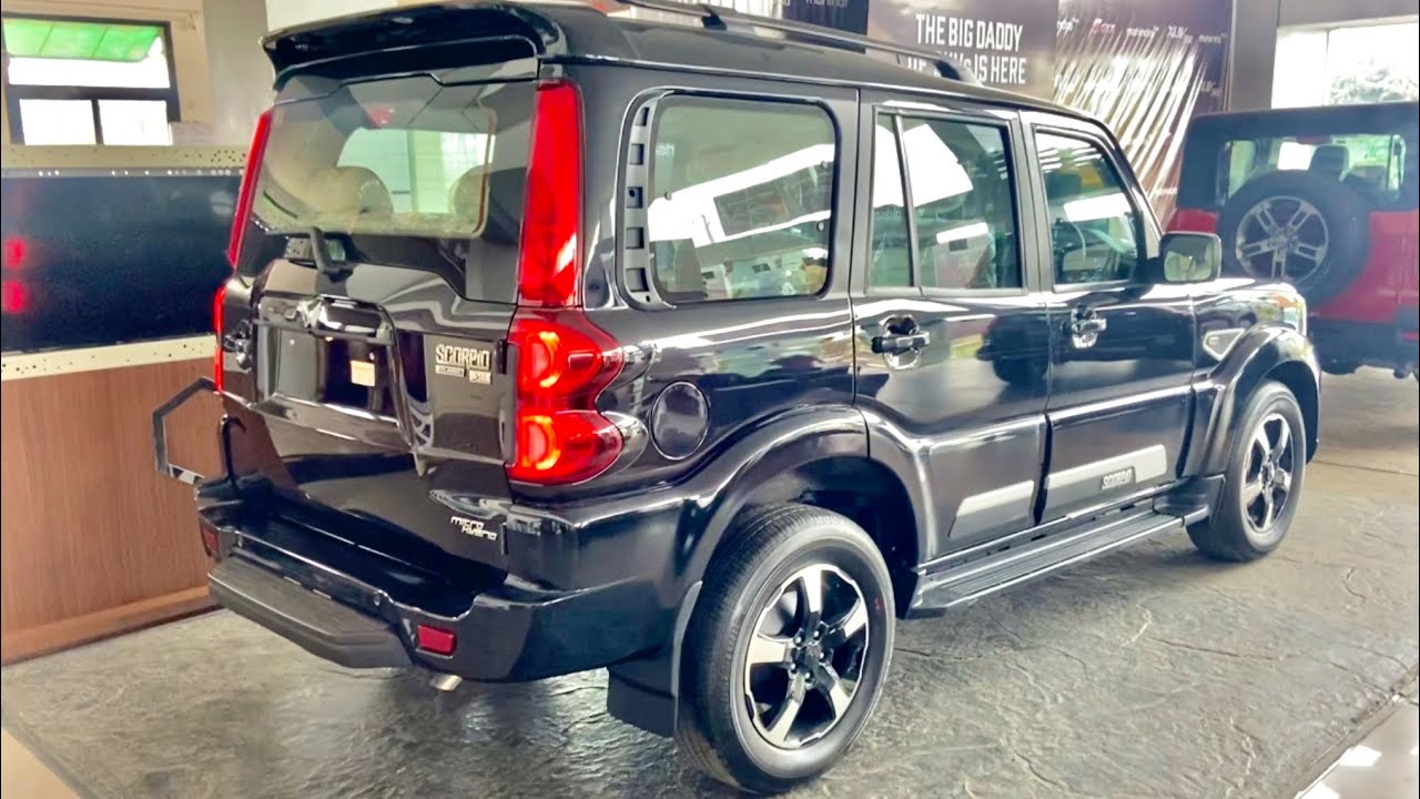 NEW MAHINDRA SCORPIO CLASSIC S11 TOP MODEL 2023 BLACK COLOUR ️ SCORPIO ...