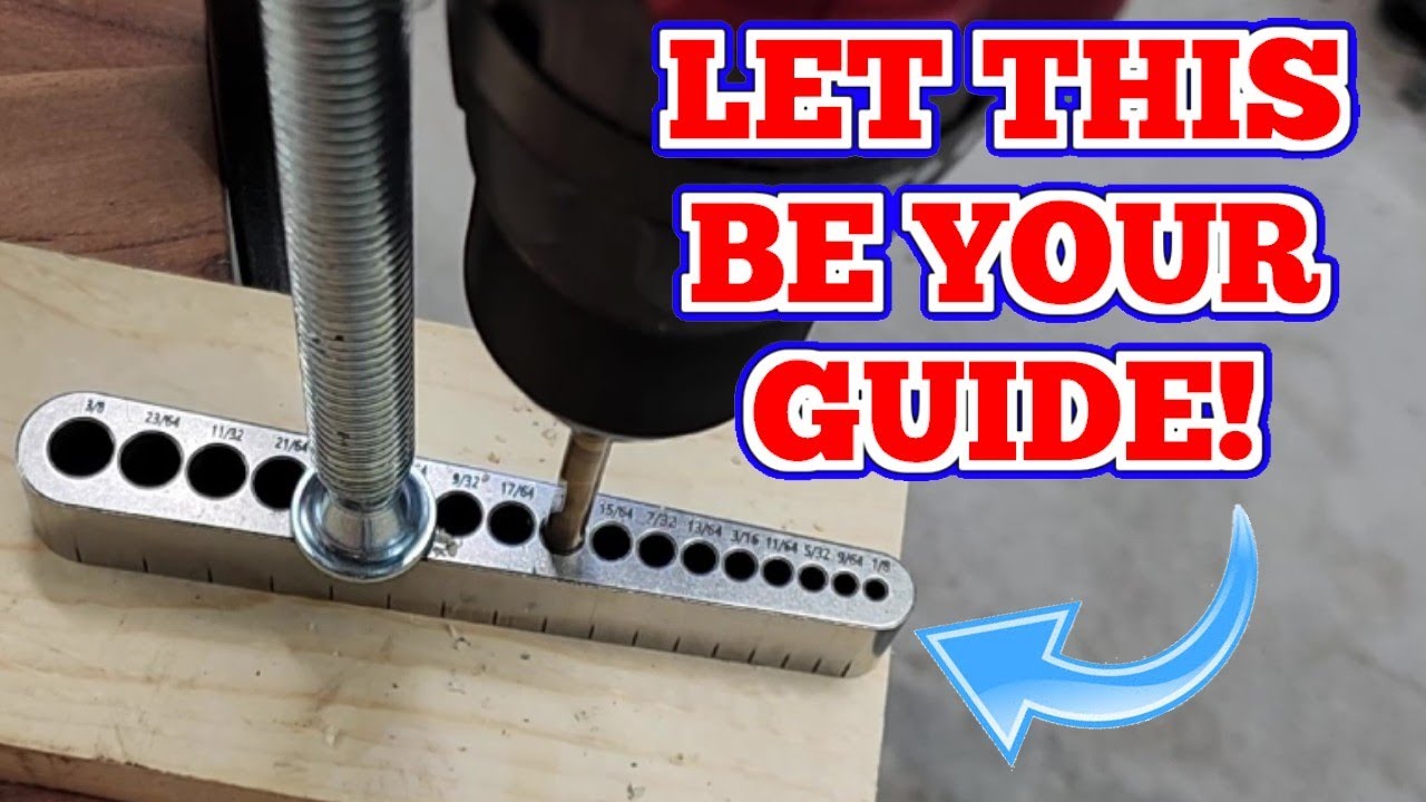 Keep All Your Holes Straight With This DRILL GUIDE! - YouTube