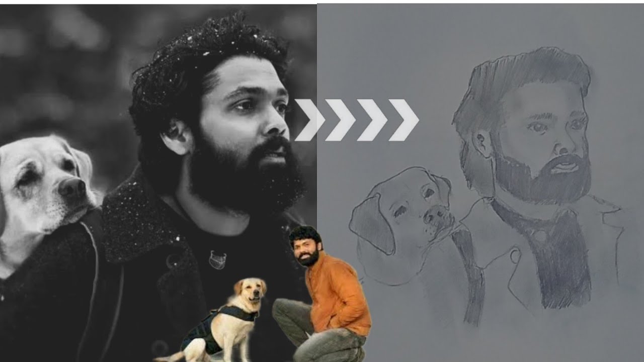 👉🏻charlie 777...the devine love of Dog 💝 #pencilsketch #art # ...