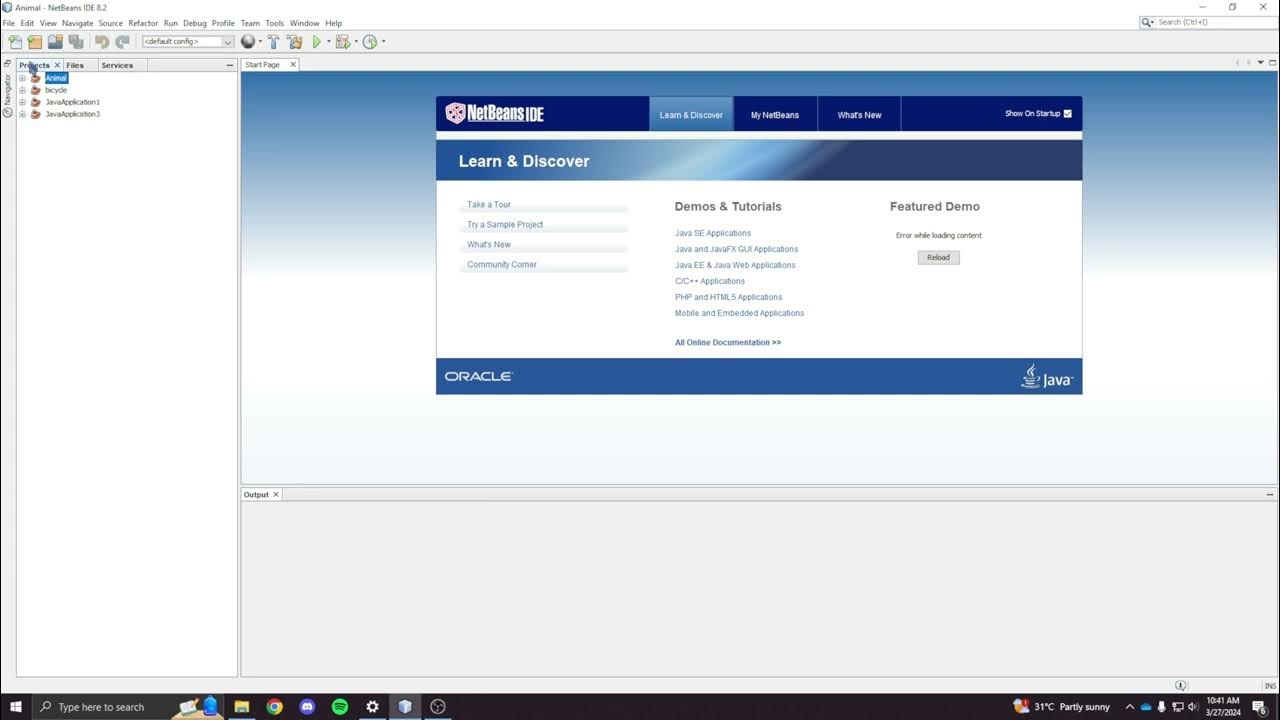 CSC584 How to use Netbeans 8.2 - YouTube