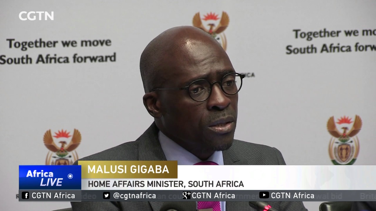Home Affairs Minister Gigaba: Govt doing all it can to quash wave of ...
