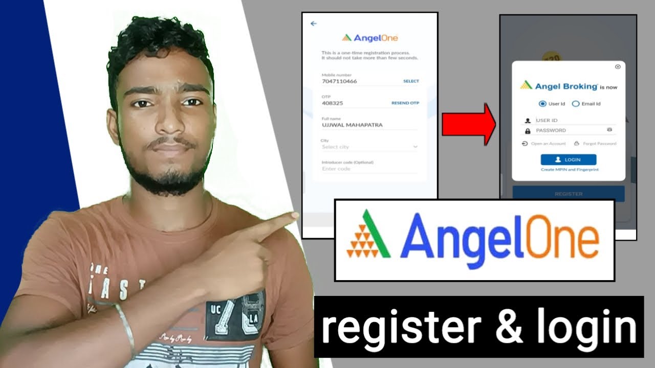 Angel Broking angel one register and login kaise karen | Angel one ...