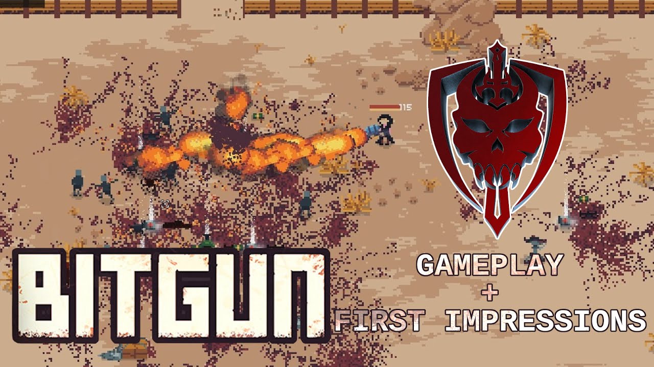 A Look Into BITGUN - Top Down Zombie Shooter - YouTube