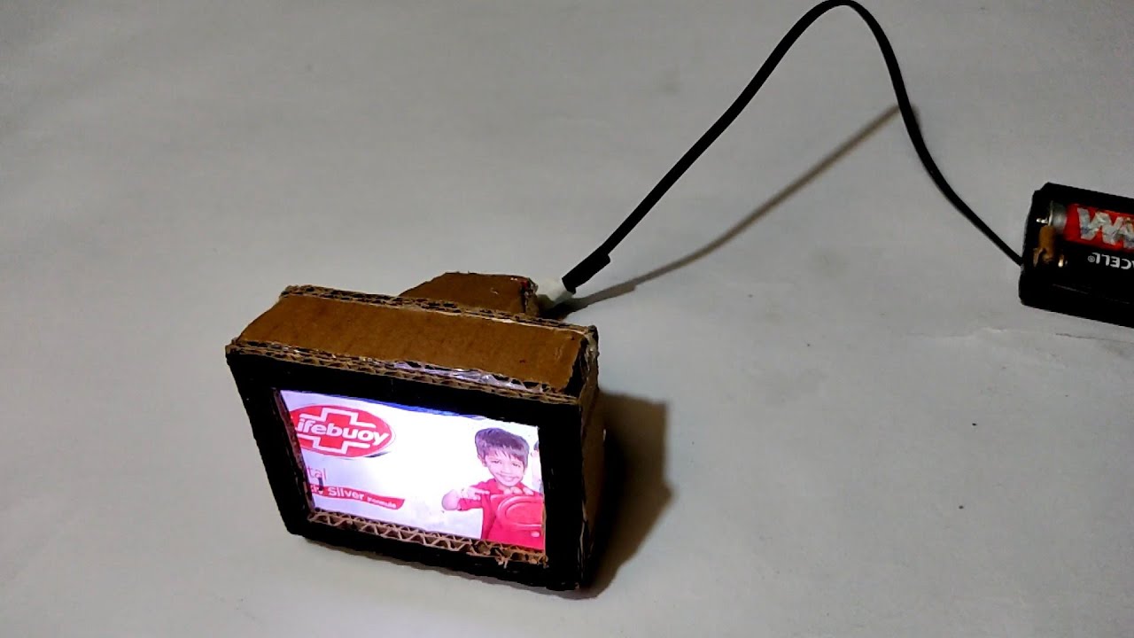 How to make LED TV at home - Using Cardboard | Cardboard Tv Making ...