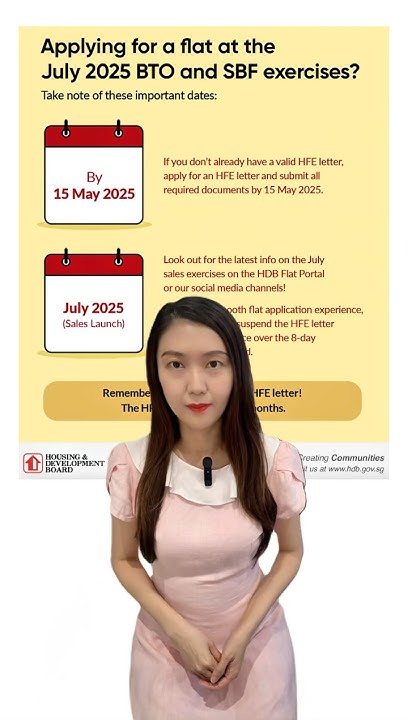 Apply for July 2025 BTO and SBF - YouTube