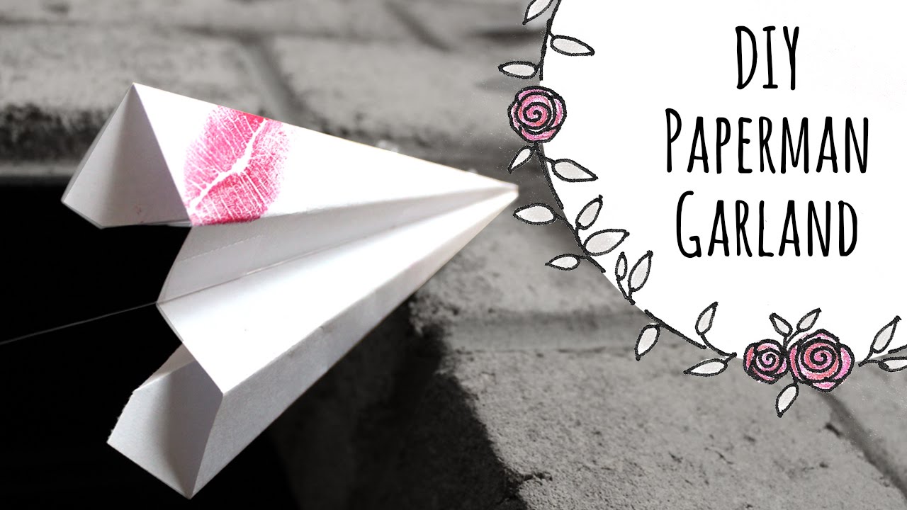 DIY Paperman Garland - YouTube