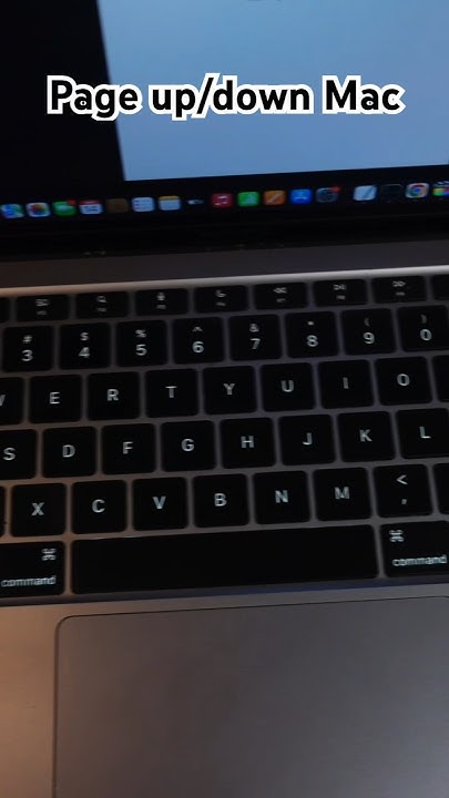 How to Page up and Page down on Mac #Shorts - YouTube