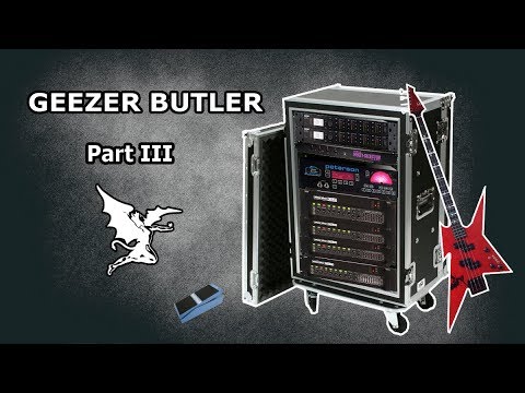 Geezer Butler Bass Rack Rig - "Know Your Bass Player" (3/3) - YouTube