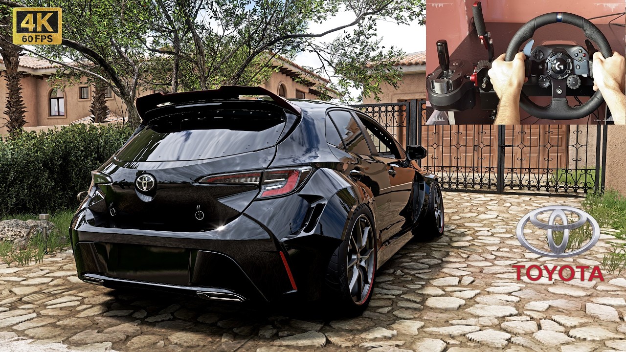 Toyota Corolla Hatchback Formula Drift | Forza Horizon 5 Steering Wheel ...