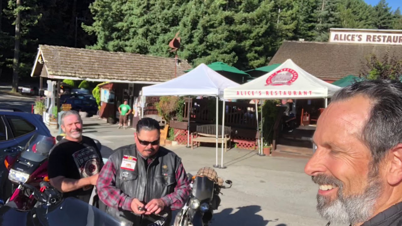 Motorcycle ride to Alice’s restaurant - YouTube