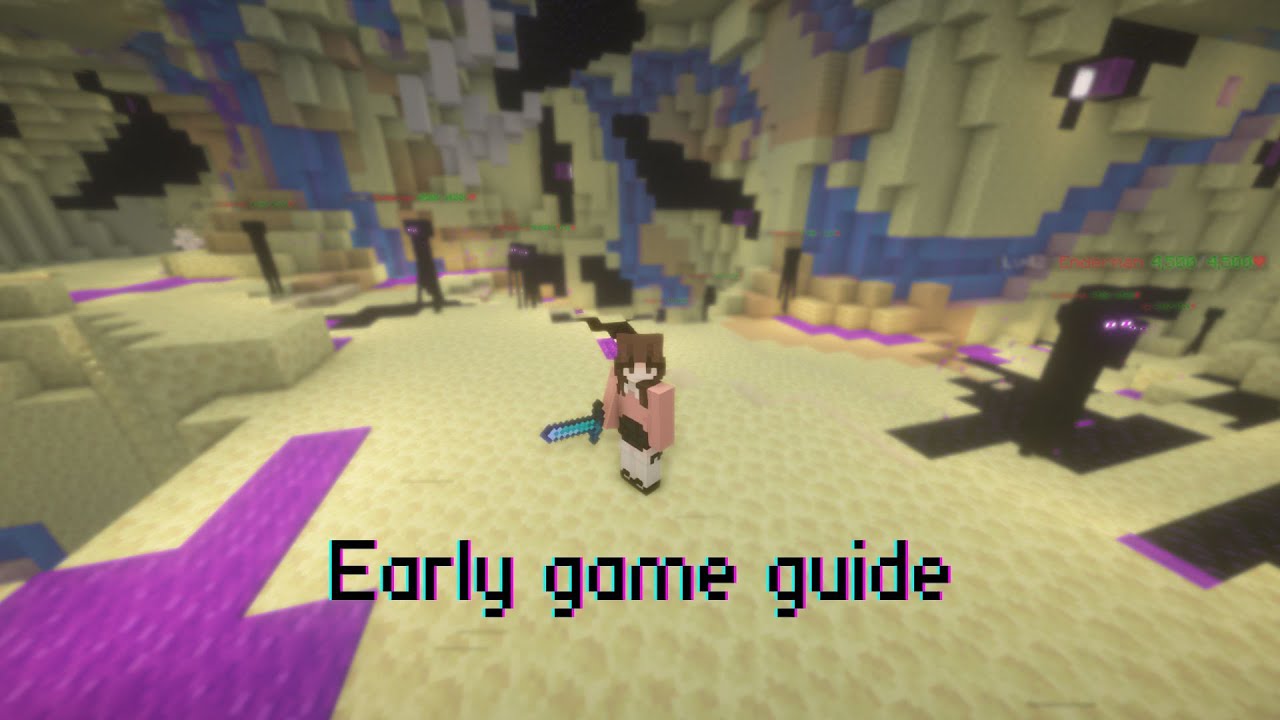 How to SURVIVE the END ISLAND in Hypixel Skyblock - YouTube