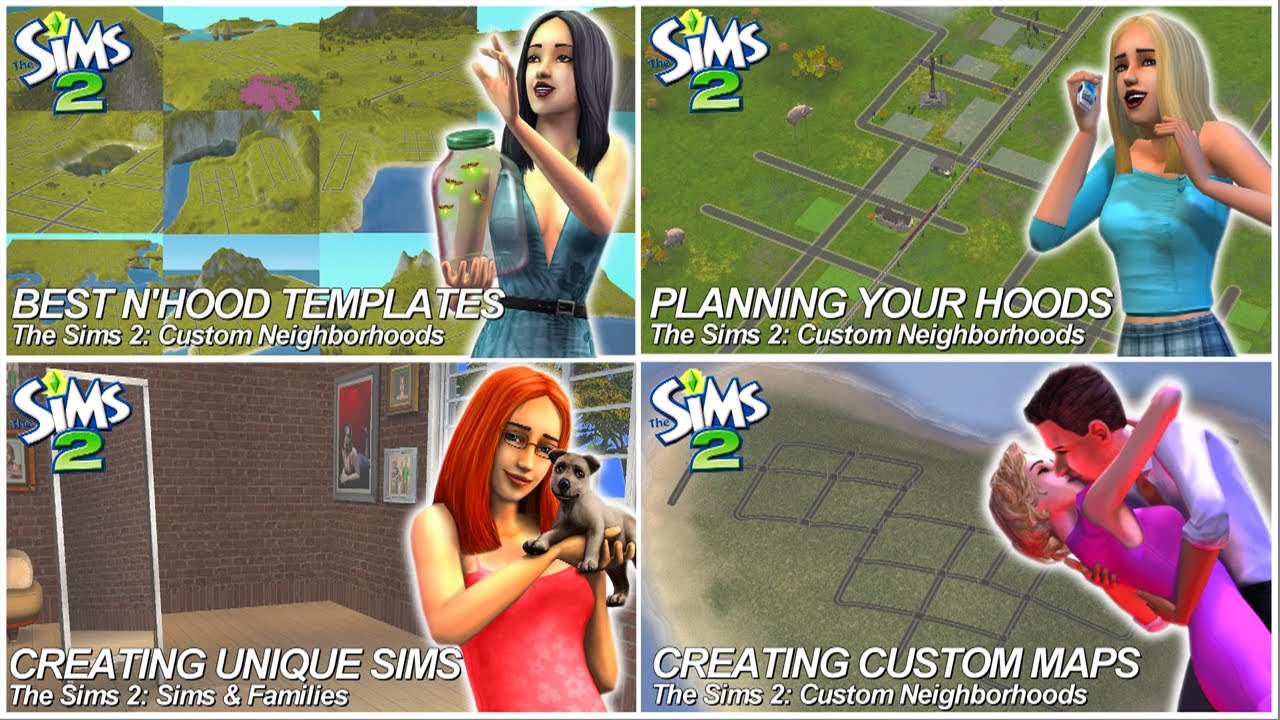Sims 2 Custom Neighborhoods Mega Guide! 💚🏘️ - YouTube
