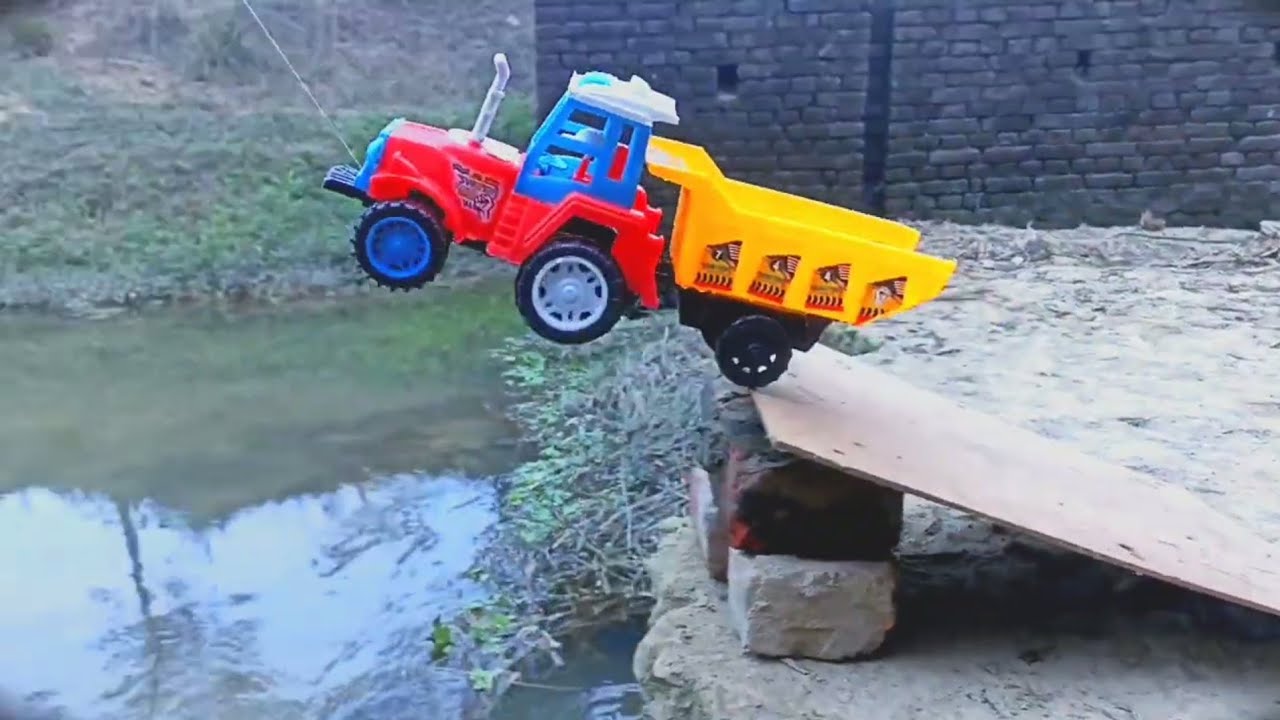 gadi wala cartoon | toy helicopter wala video | train jcb dumper jeep ...