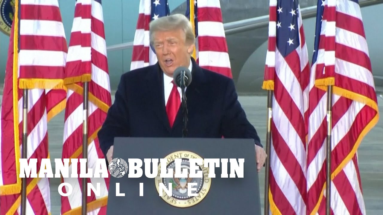 Trump says goodbye: 'it is my greatest honor to have been your ...