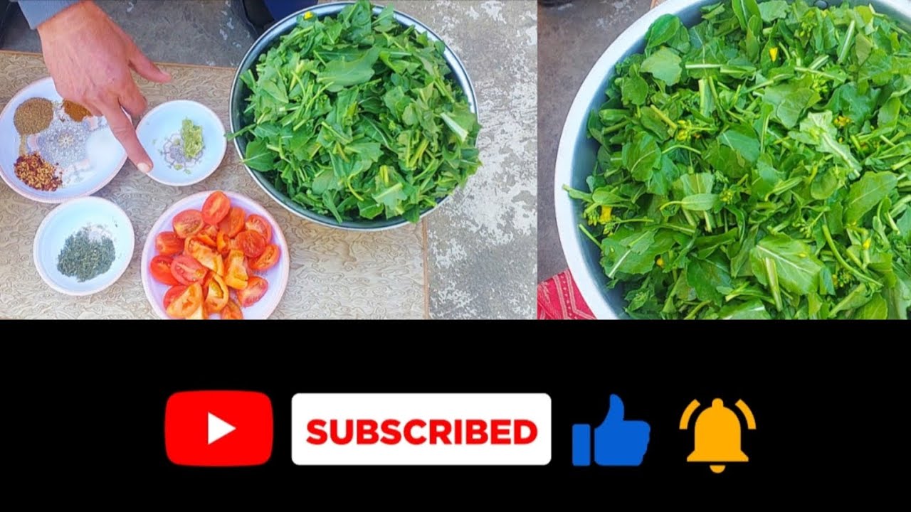 SAGH KI RECIPE || DESI TAREEKA 😋👌 - YouTube