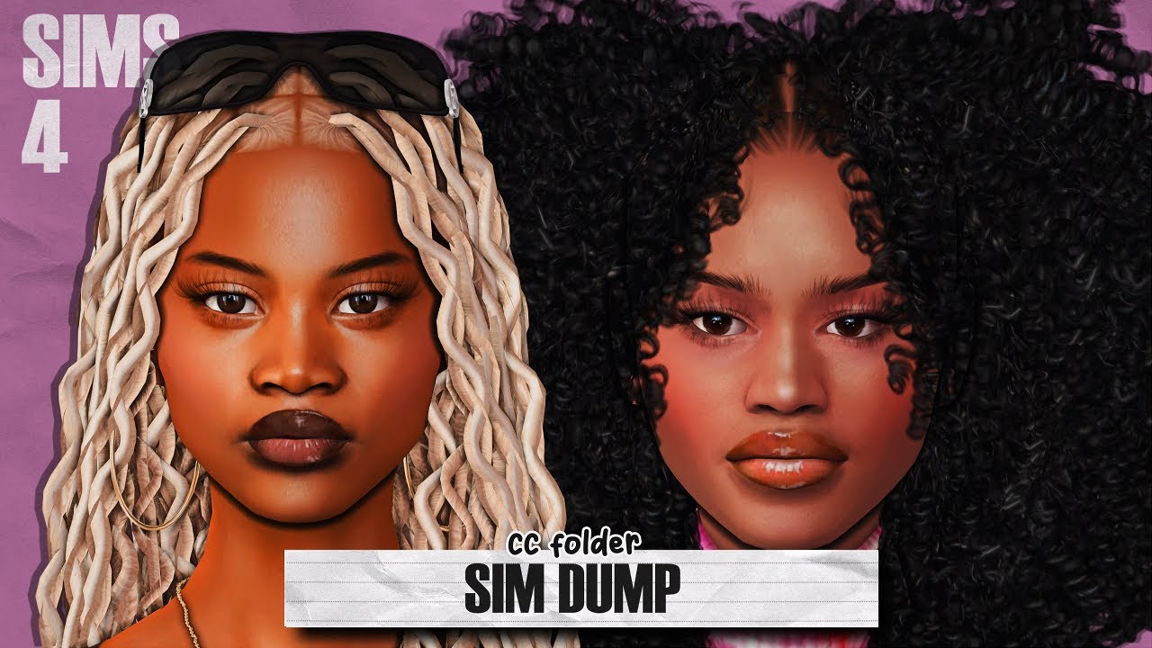 Urban Sim Dump 196 💅 + CC Folder & Sims Download | Sims 4 Create a Sim ...