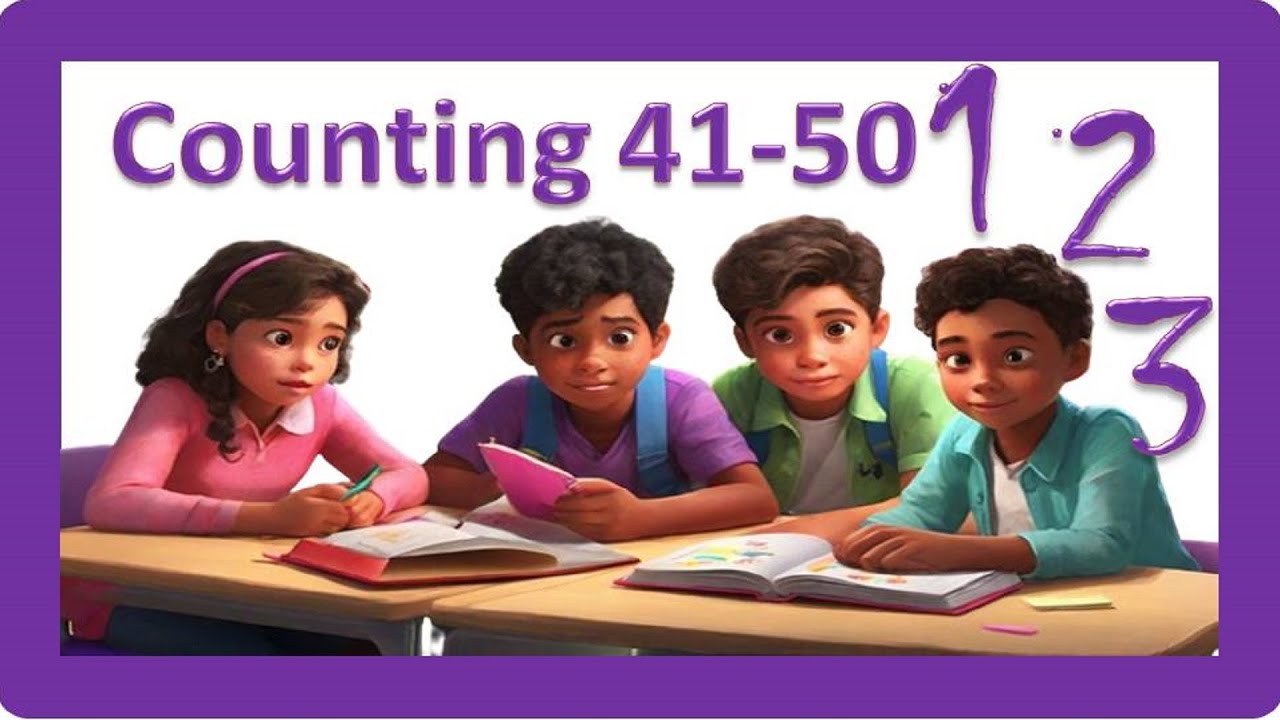 Best Learning Numbers and Counting 41 to 50 | 41 to 50 Ginti | A Fun ...