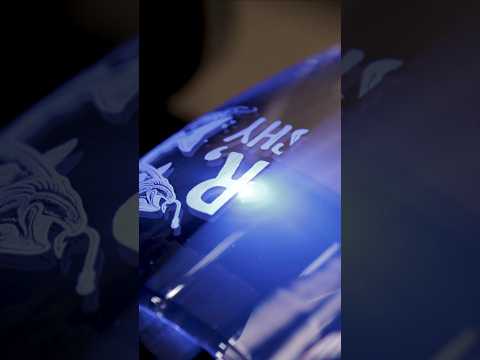 UV-Lasergravur auf Glas!