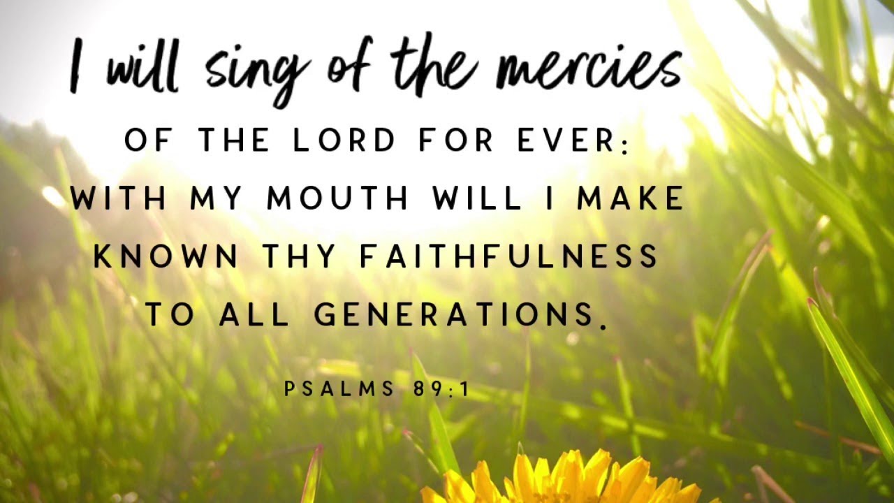 Psalm 89 A Maskil Of Ethan The Ezrahite YouTube