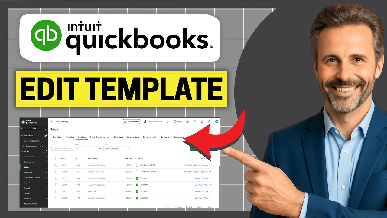How to Edit Invoice Template in QuickBooks Online [Easy Guide] - YouTube