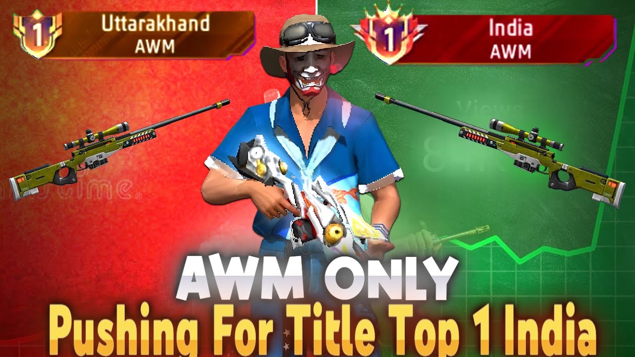 Pushing TOP 1 In AWM || Free Fire Solo Rank Push With Tips || Road To ...
