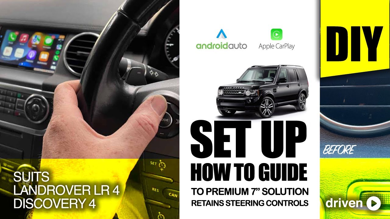 Land Rover Discovery 4 CarPlay / Android Interface Set Up - YouTube