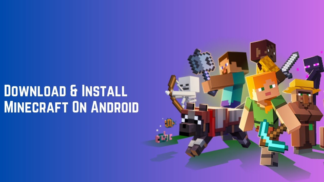 Download & Install Minecraft On Android – Minecraft Mobile Me Kaise ...