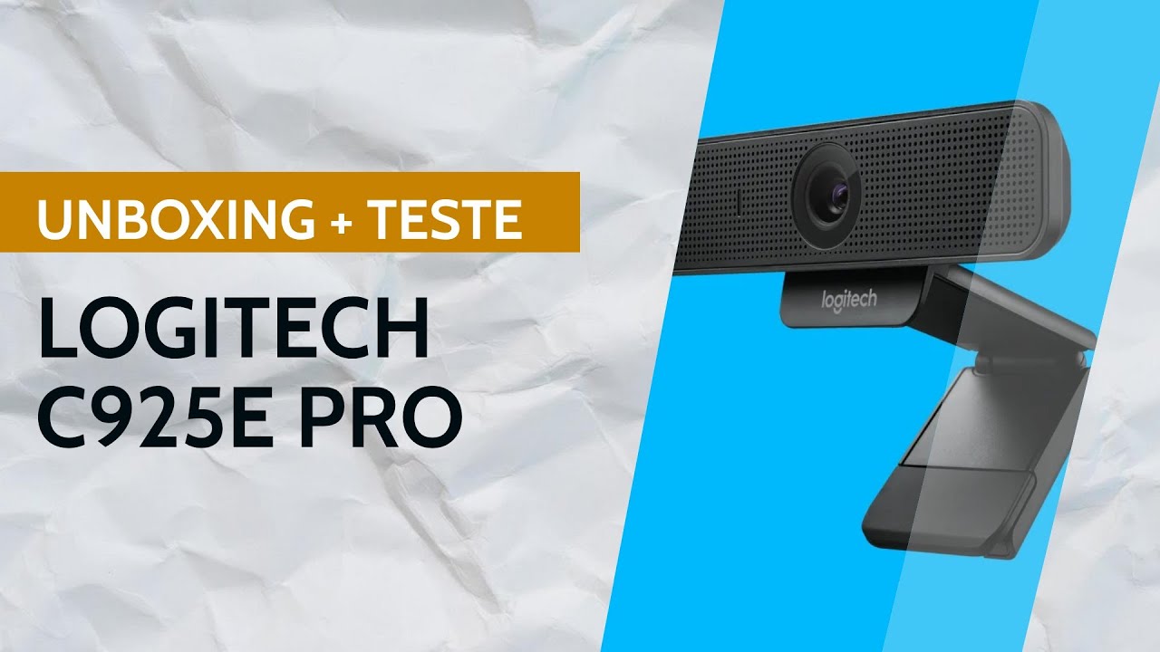 [UNBOXING + TESTE] Webcam Logitech C925E PRO - câmera nova no canal ...