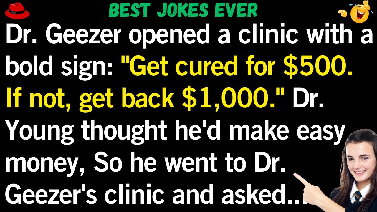 New Jokes🤣 |"Dr. Geezer’s Clinic: The Priceless Cure for a Young Doctor ...