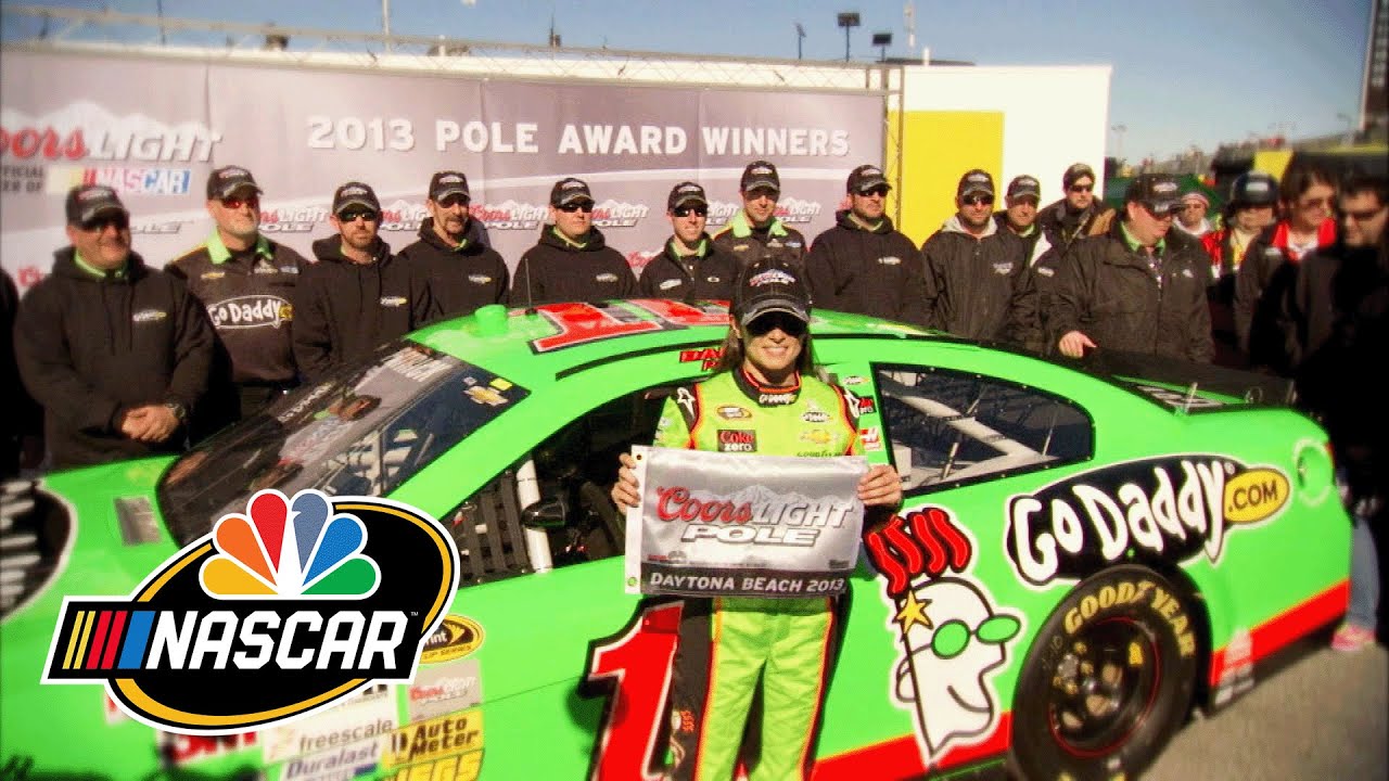 Danica Patrick wins pole at Daytona 500 | NASCAR 75th Anniversary ...