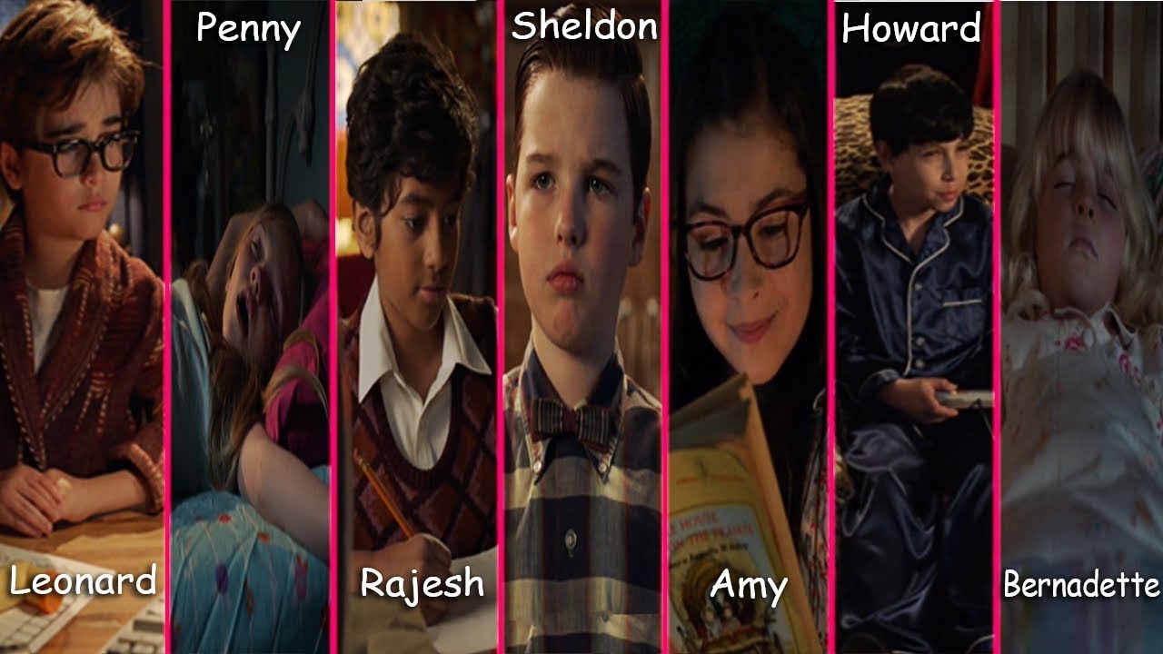 SHELDON, LEONARD, PENNY, RAJ, HOWARD, AMY y BERNY son NIÑOS - EL MEJOR ...