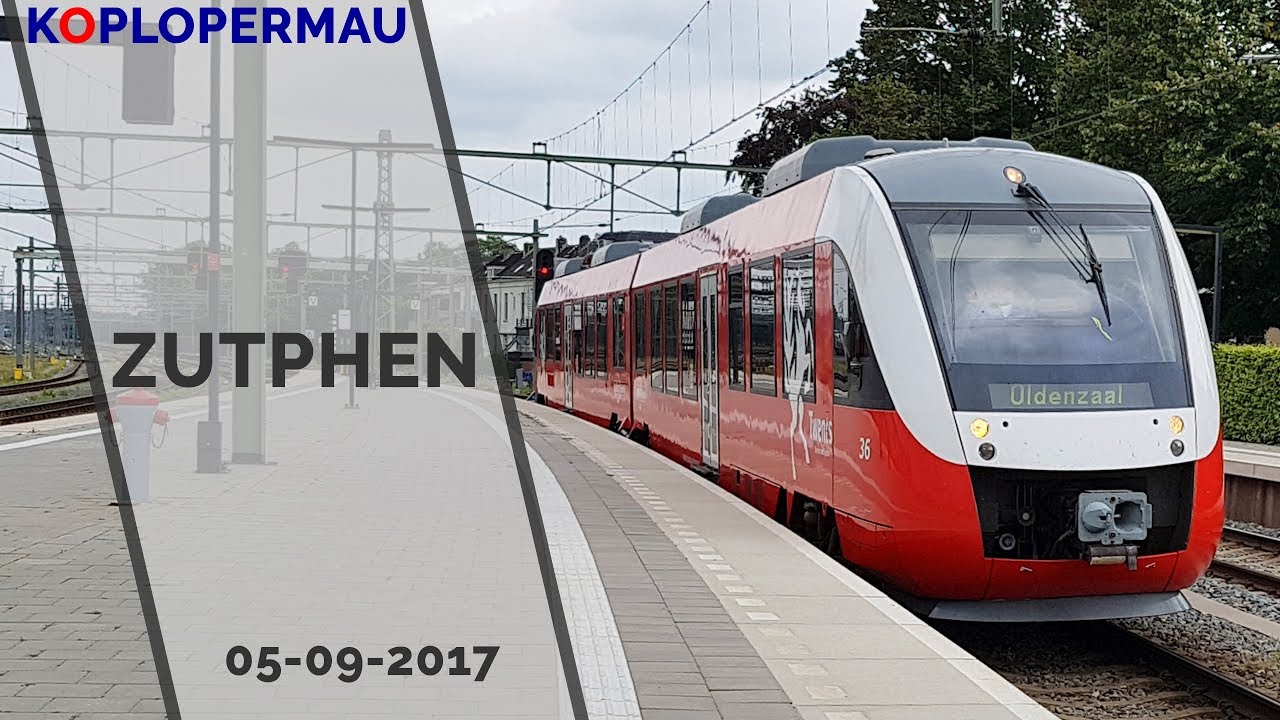 Treinen op station Zutphen - 05 september 2017 - YouTube