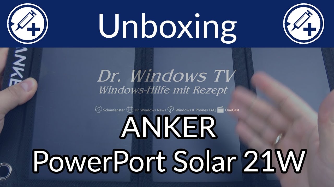 ANKER PowerPort Solar - Unboxing / Review - YouTube