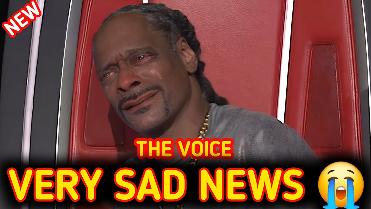 Huge Heartbreaking News 😭 The Voice Coach And Musicians Snoop Dogg Very ...