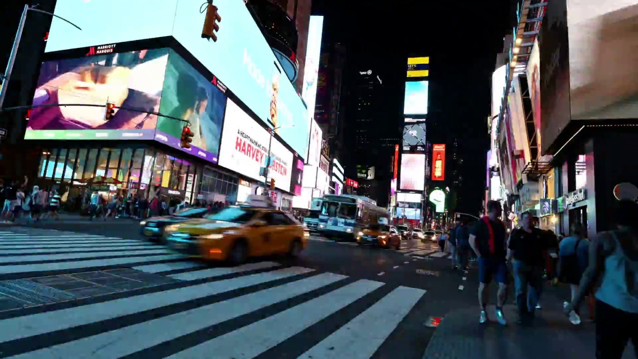 NEW YORK TIMES SQUARE - Time Lapse - UHD 4k - YouTube