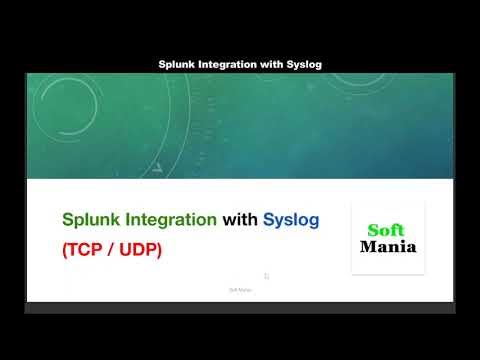Splunk Integration with Syslog | Splunk Integration Masterclass 101 | Soft Mania - YouTube