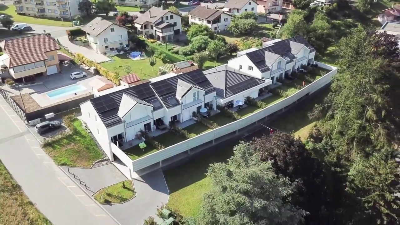 10 villas contigües à Lucens (VD) - YouTube