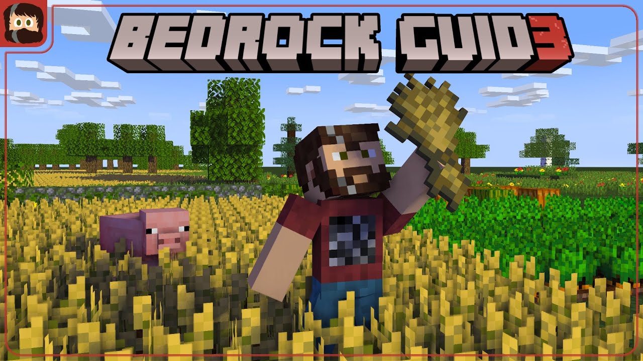 FARMING Guide! ALL CROPS! | Bedrock Guide S3 EP5 | Minecraft Tutorial ...