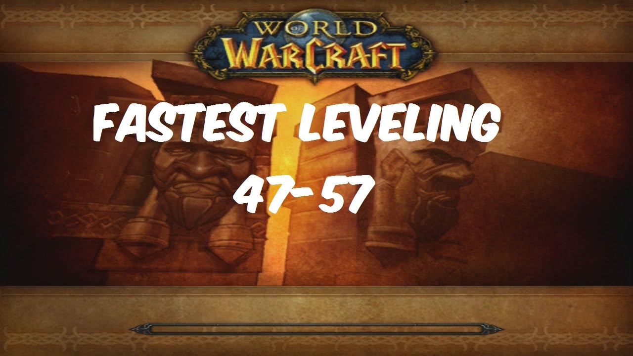 [WoW WoD] Fastest way to level 47-57 patch 6.2 - YouTube