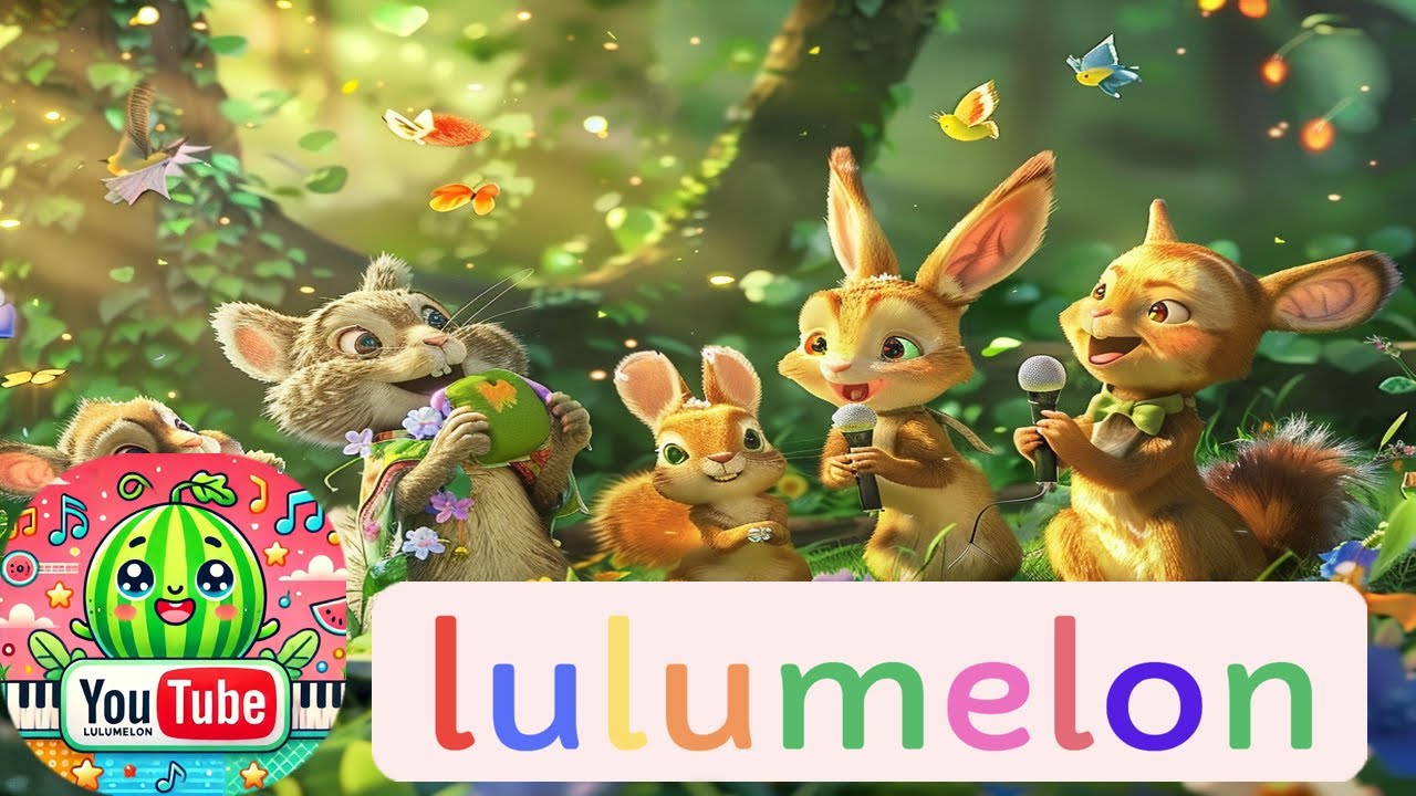 Polite Pets Sing Along! Please and Thank You | LuLumelon Kids Songs ...