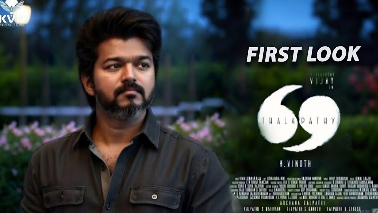Thalapathy 69 Official First Look Poster | Thalapathy Vijay | Pooja ...
