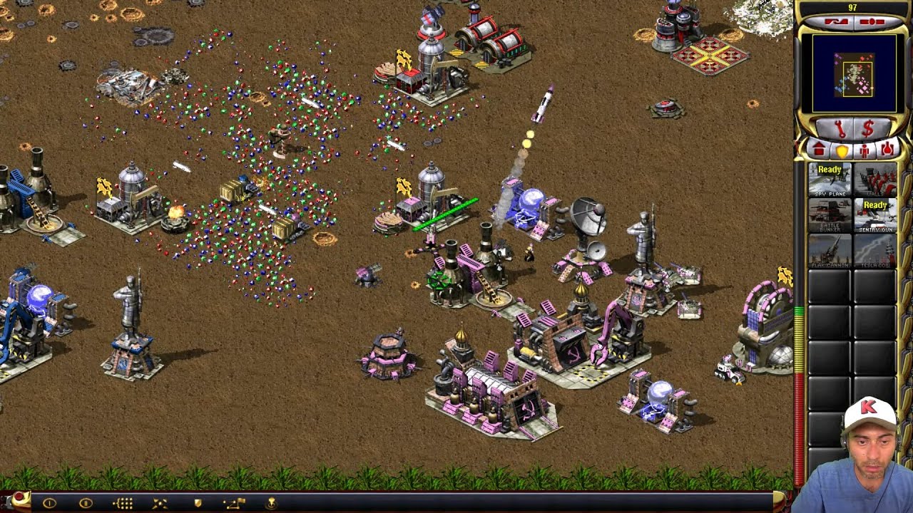 ⚔️ Live: Command & Conquer Red Alert 2 FUNNY BIG MAP MARATHORN 🛡️💥 ...