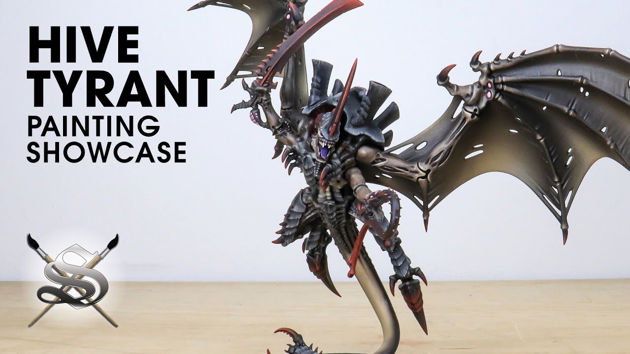 CUSTOM Tyranids Scheme Hive Tyrant Warhammer 40k Painting Showcase ...