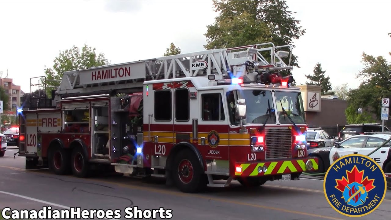 HFD - Hamilton Fire Department On Scene Of A Arson Structure Fire Call ...