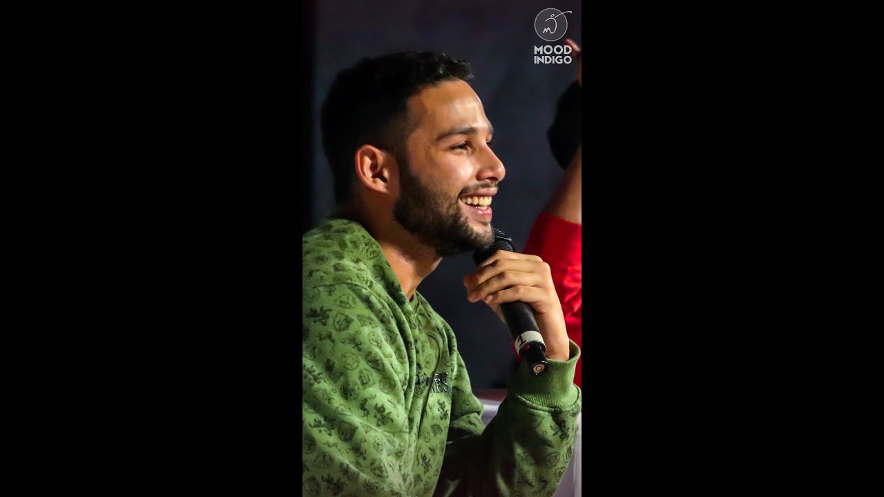 Siddhant Chaturvedi (MC Sher of Gully Boy) at Mood Indigo, IIT Bombay ...